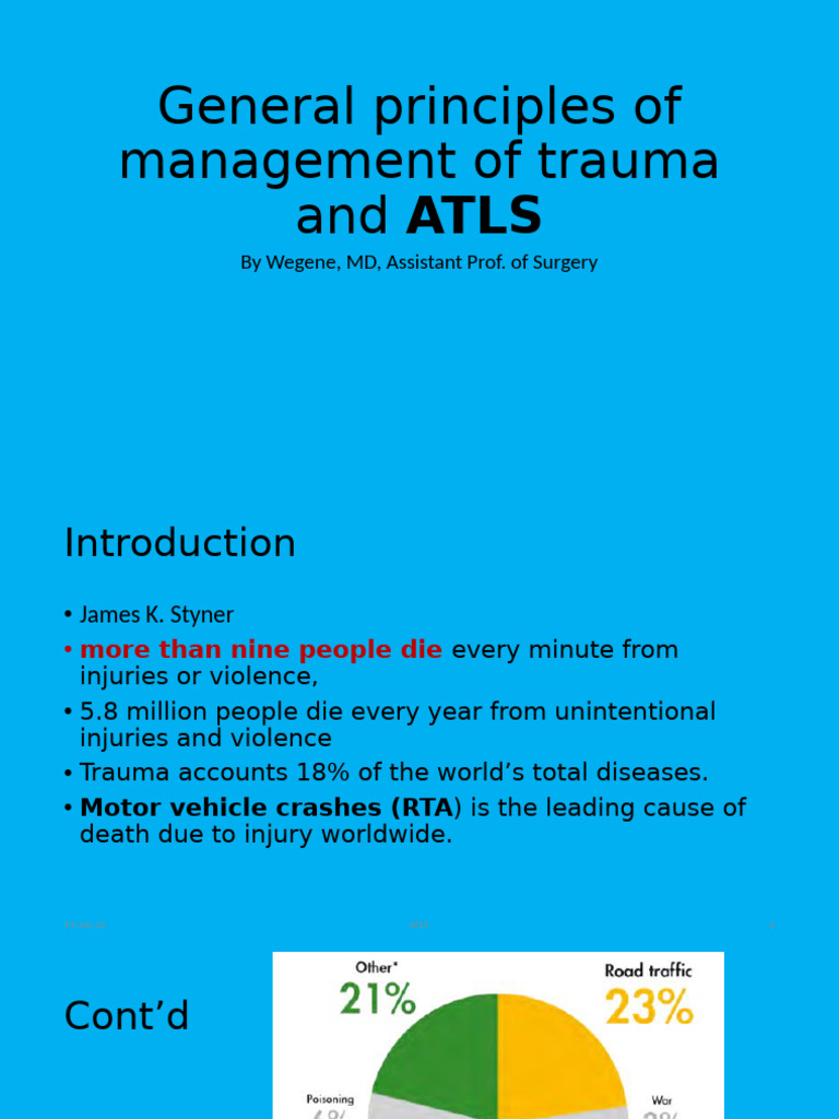 1 Atls | PDF | Major Trauma | Emergency Department