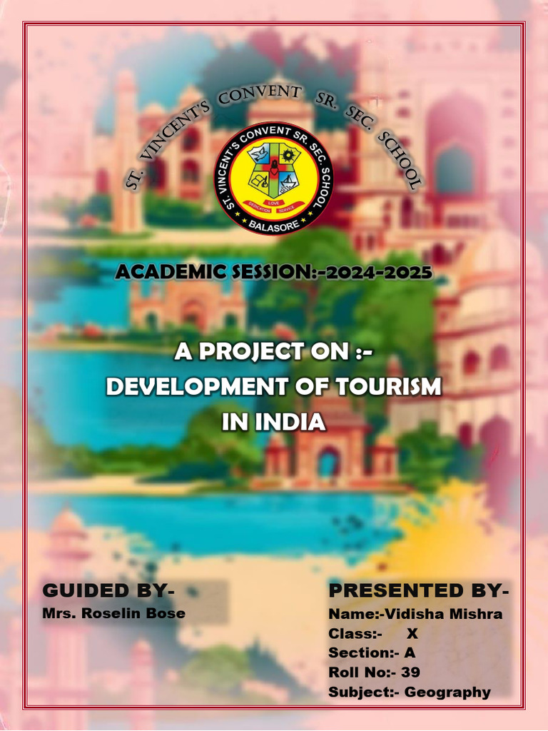 Tourism Development in India Project | PDF