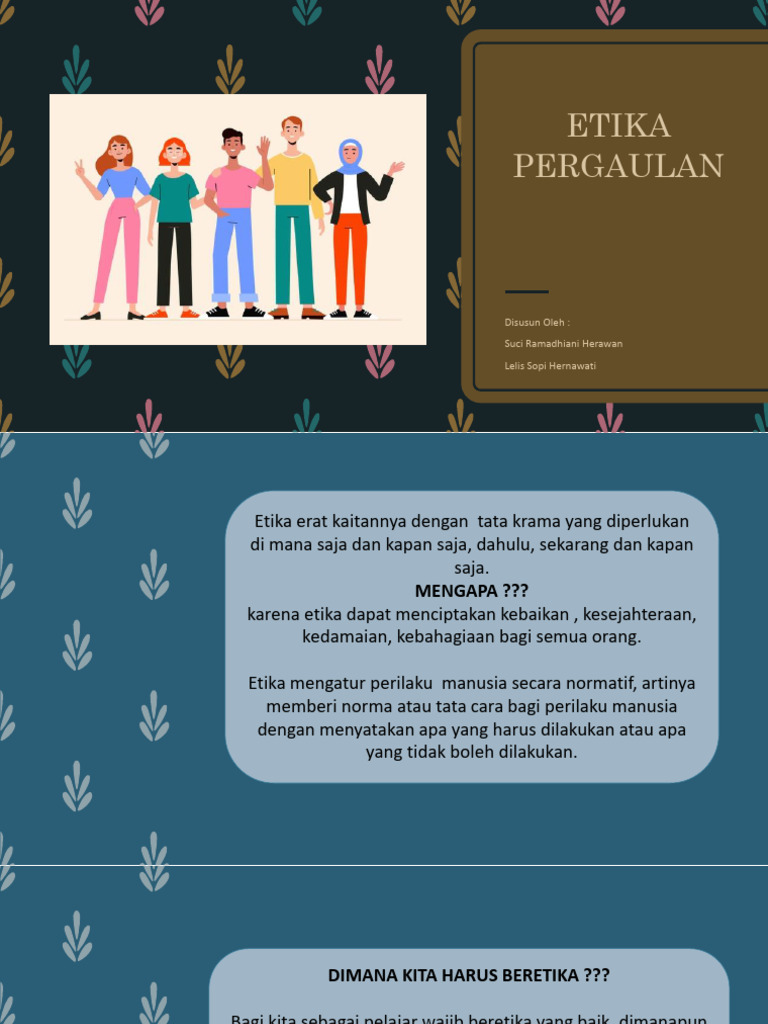 Etika Pergaulan | PDF