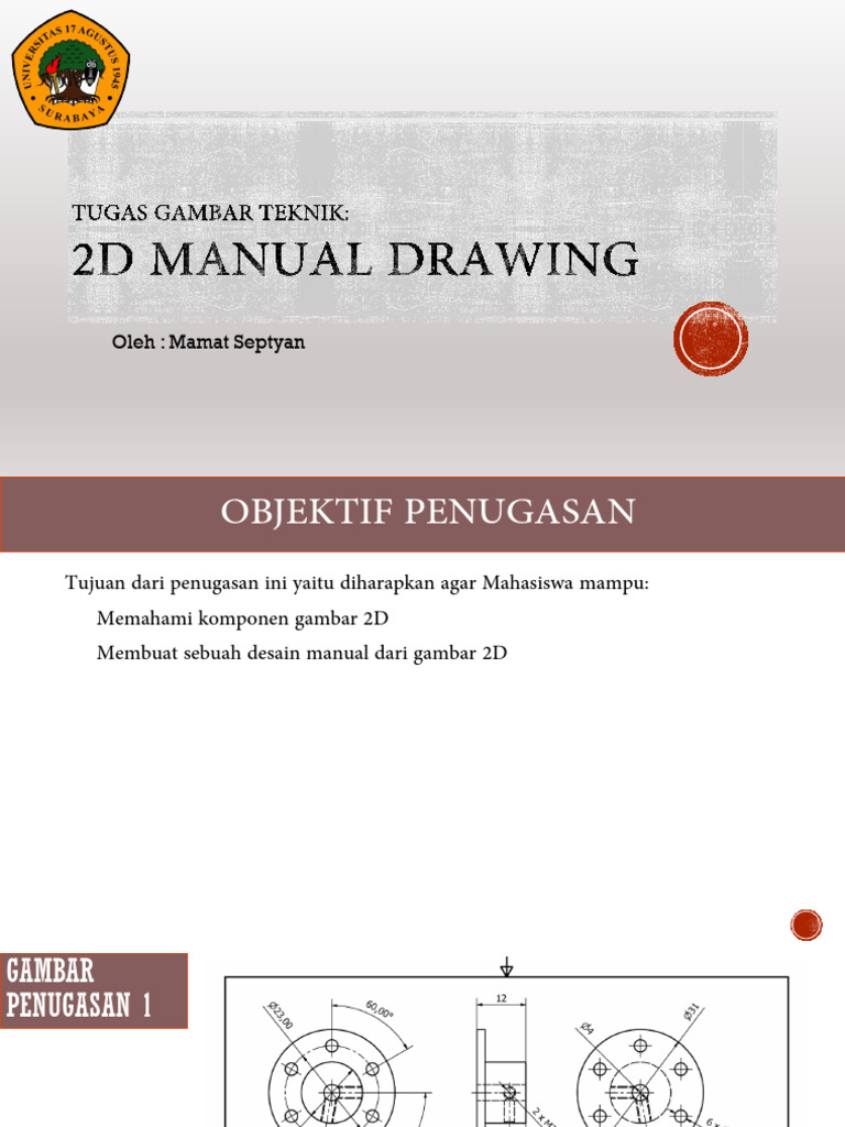 Tugas GT 2D Drawing | PDF