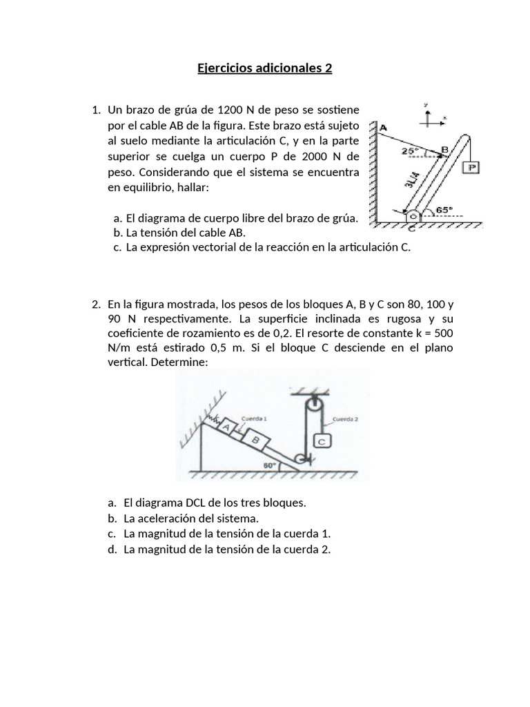 Ejercicios Adicionales - Examen Escrito 3 | PDF