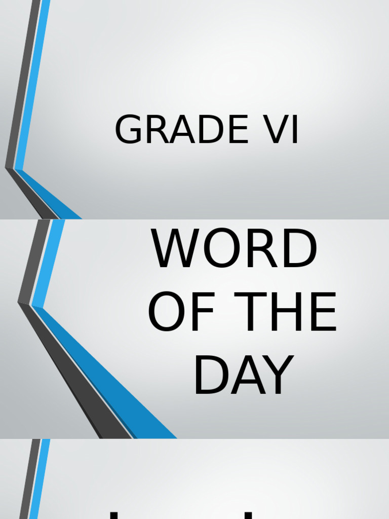 Words of The Day Se (Tember | PDF