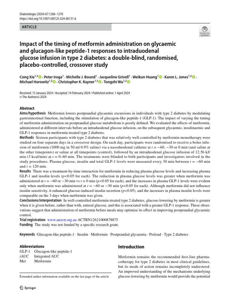 Article1 Metformin | PDF
