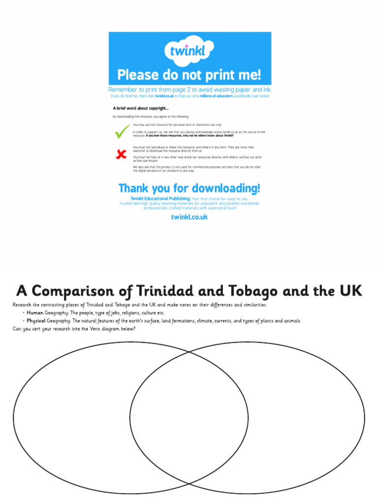 T2 G 484 Caribbean Comparison Venn Diagram | PDF