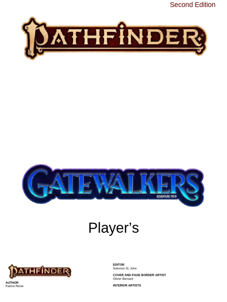 Gate Walkers Players Guide | PDF
