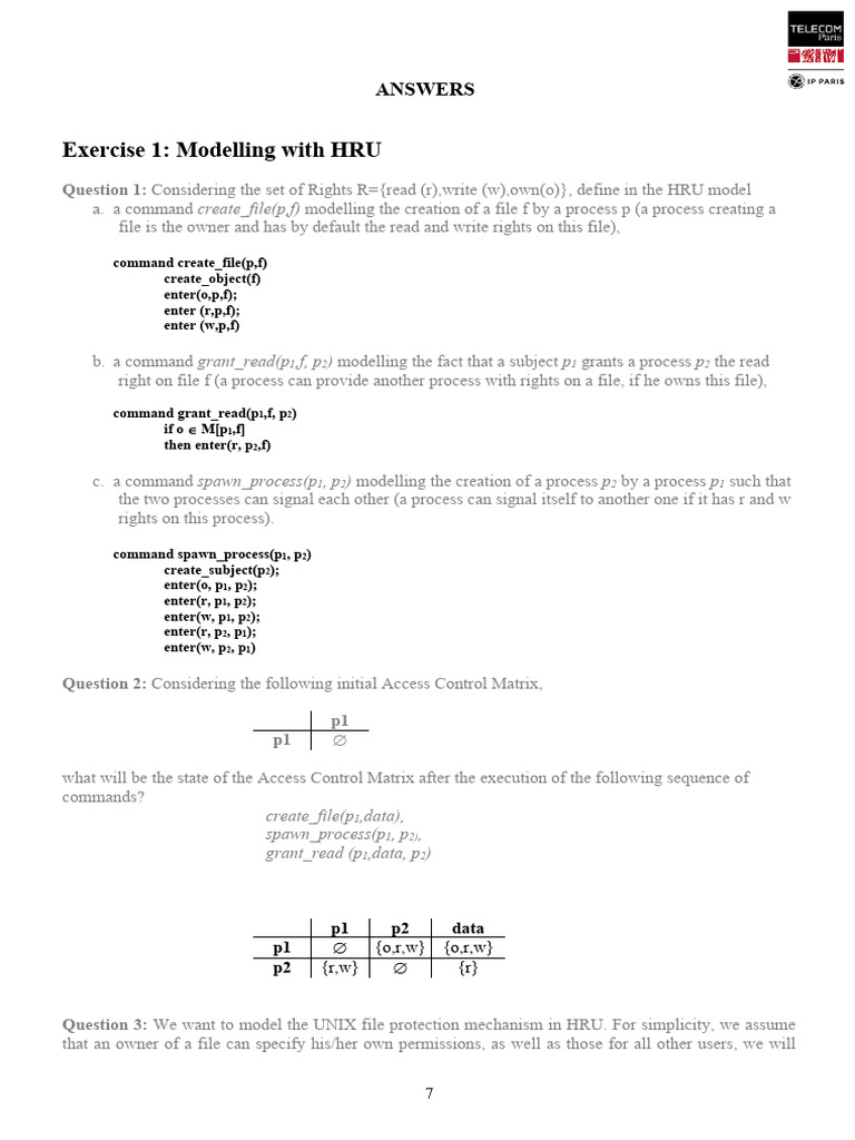 CSC_5SL03_TP-pt2-Tutorial1-HRU-answers | PDF | Computer Programming | Mathematical Logic