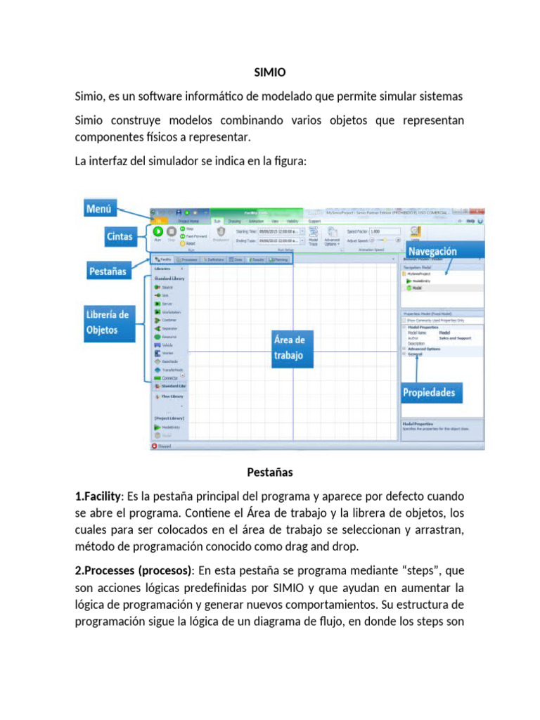 SIMIO Lab 1 2024 | PDF | Programa de computadora | Programación