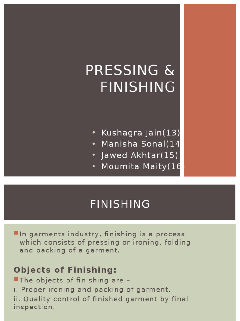 Finishing and Pressing | PDF | Steam | Boiler