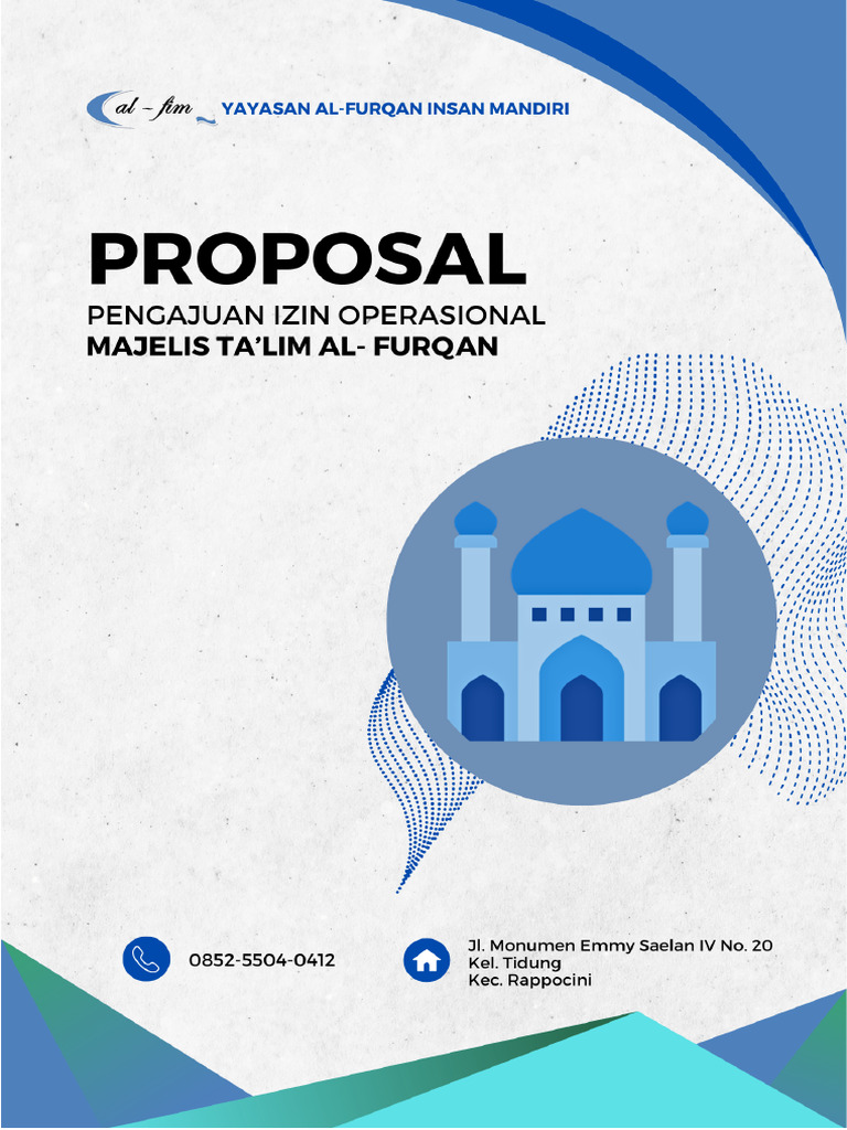 Proposal Pengajuan Izin Operasional | PDF