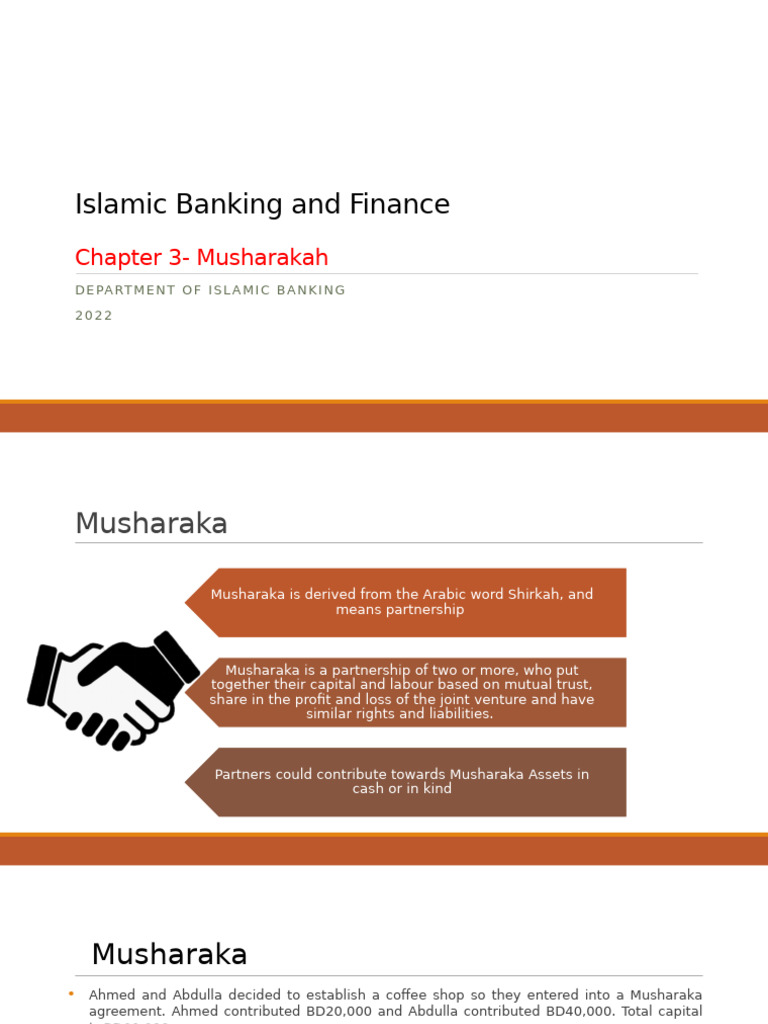 SBF270 - Musharaka - Tagged | PDF | Partnership | Banks