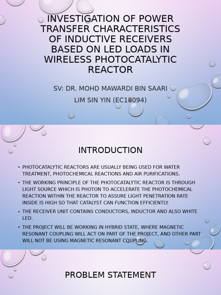 FYP Presentation Slides_LIM SIN YIN | PDF | Inductance | Inductor