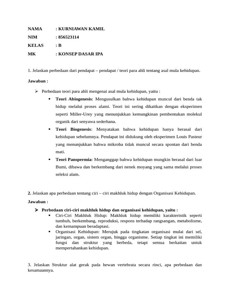 Kurniawan Kamil - Tutorial 1 | PDF