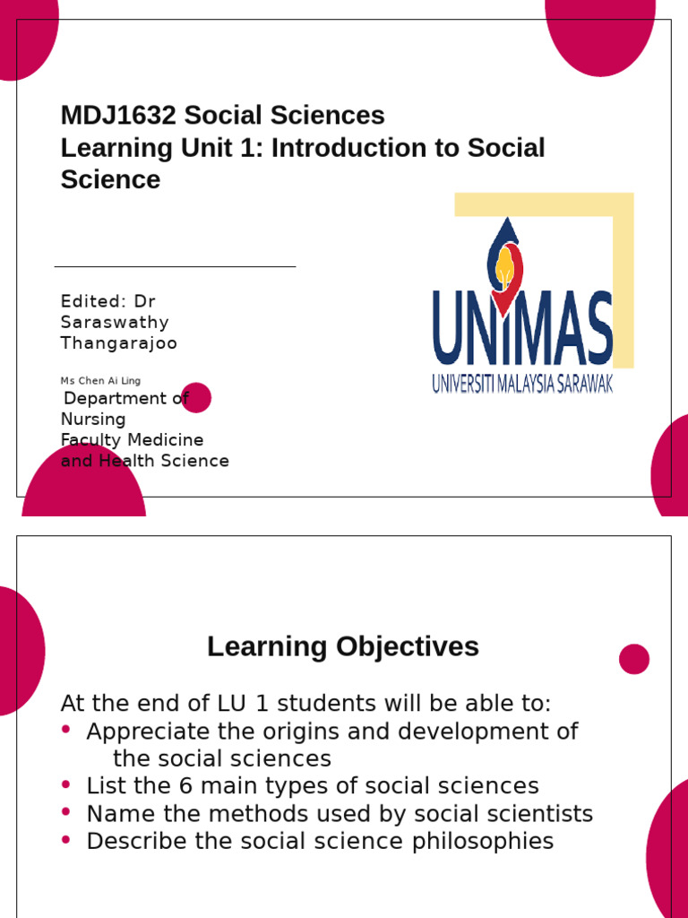 LU 1 Introduction To Social Science | PDF | Social Sciences | Science