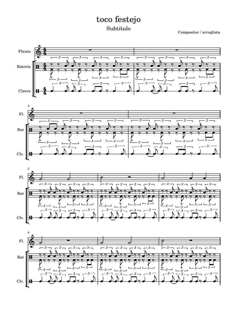 Idea Festejo Flauta | PDF