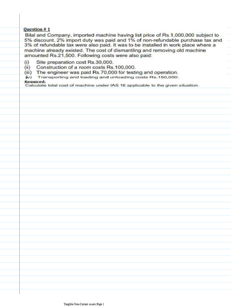 IAS-16 Practice Questions | PDF