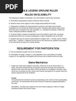 Esports - CODM Rules and Guidelines | PDF