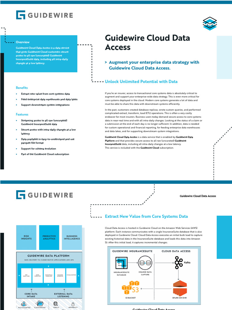 Guidewire Cloud Data Access Guide | PDF | Cloud Computing | Databases