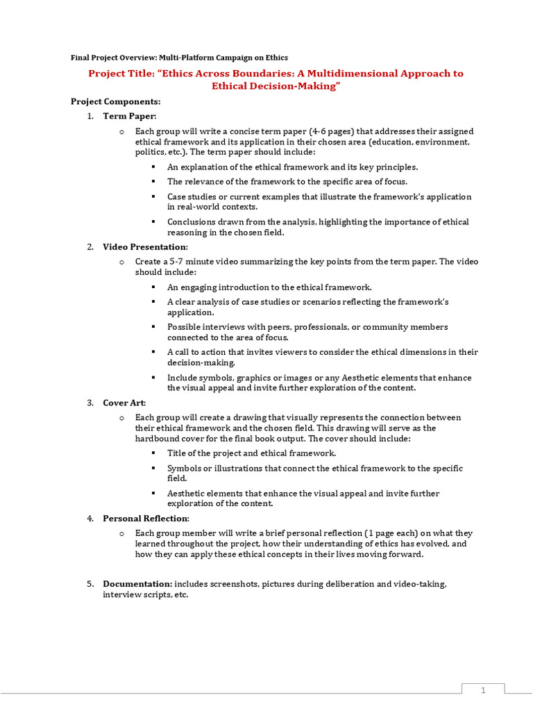 Chapter 5 Final Project | PDF | Social Psychology