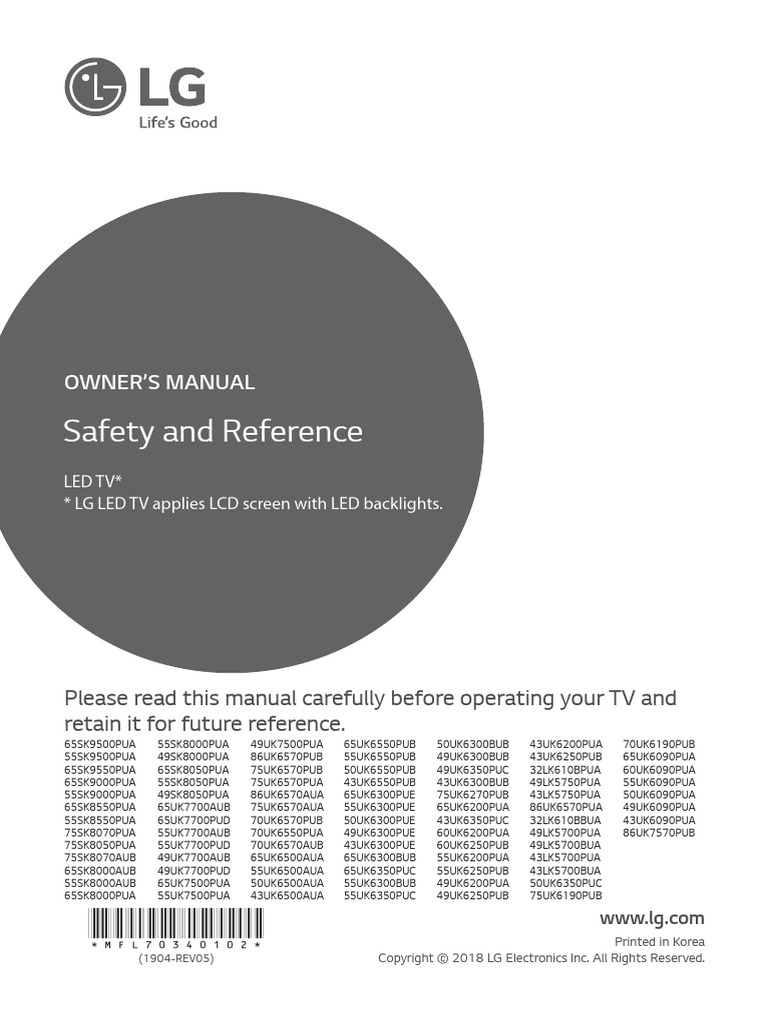 Mfl70340102_05_s_190326+Smart Tv Guide (Webos 4.0) Eng+Rs232 Guide Eng ...