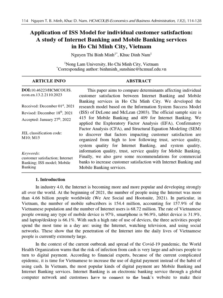 Application of ISS Model For Individual | PDF