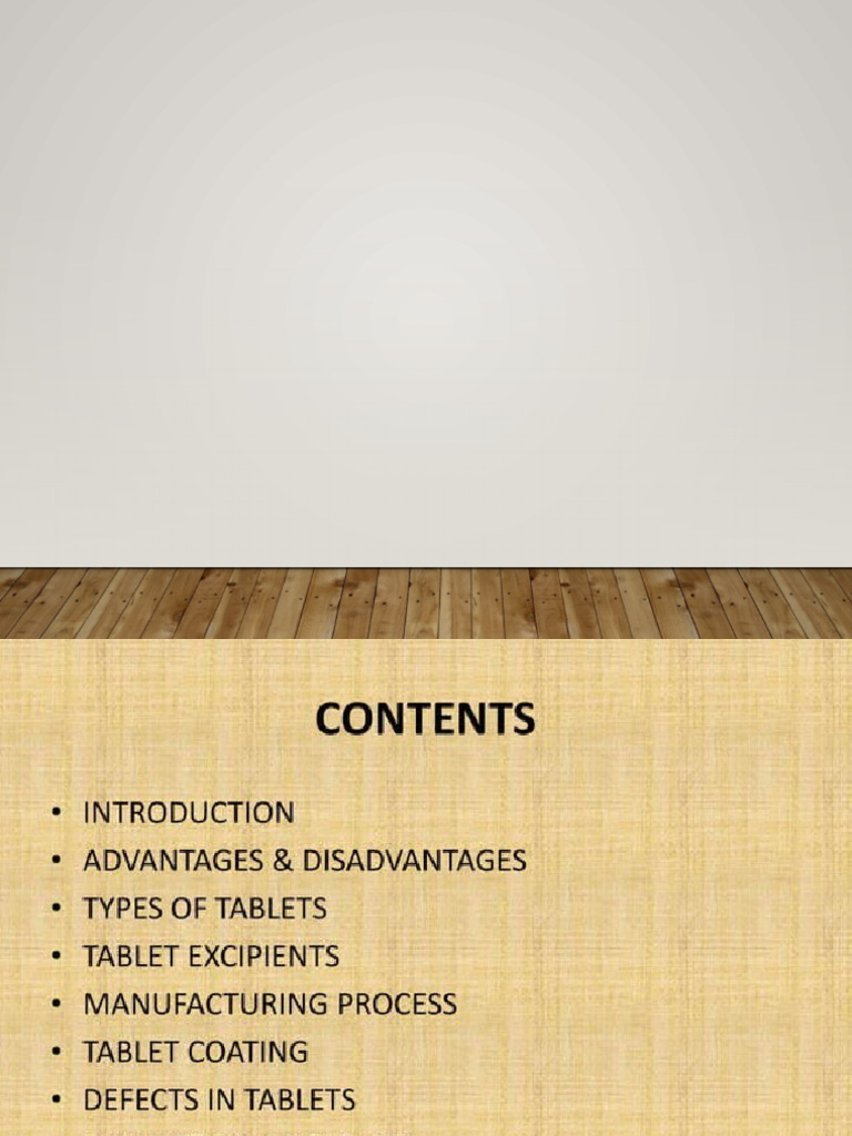 Tablets | PDF