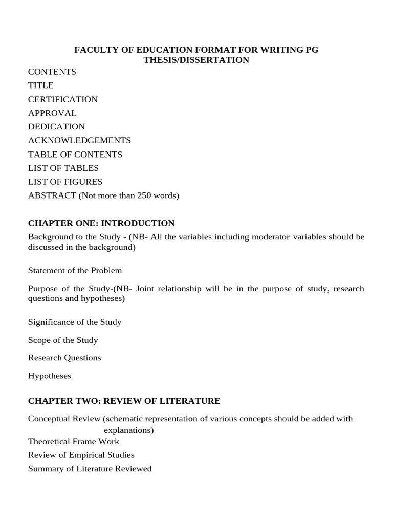 PG Thesis/Dissertation Writing Guide | PDF | Data Analysis | Hypothesis
