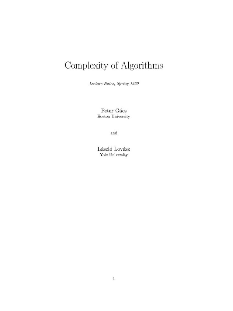 Gacs-P._-Lovasz-L.-Complexity-of-algorithms-_1999_ | PDF