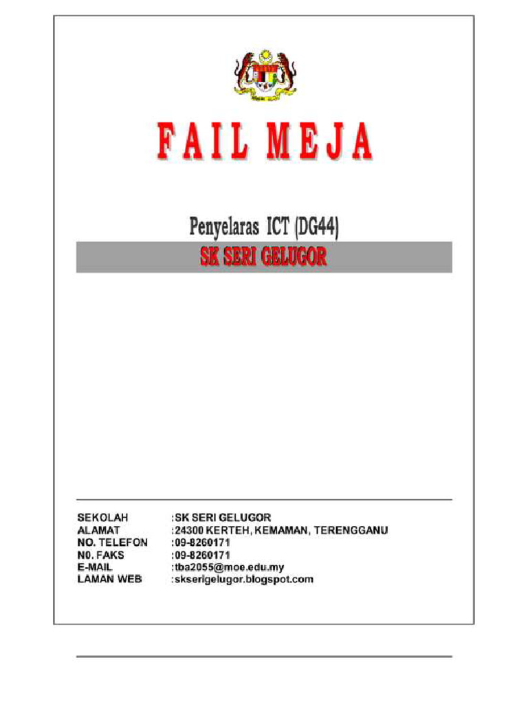 Fail Meja Ict | PDF