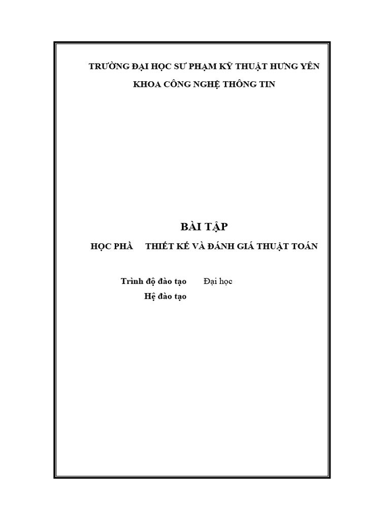 Mau-HSGD-07-He Thong Bai Tap TK&ĐGTT | PDF
