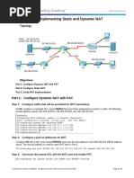 6.5.6 Packet Tracer - Configure Dynamic NAT | PDF