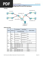 1.4.7-Packet-Tracer - Configure-Router-Interfaces | PDF | I Pv6 | Ip Address