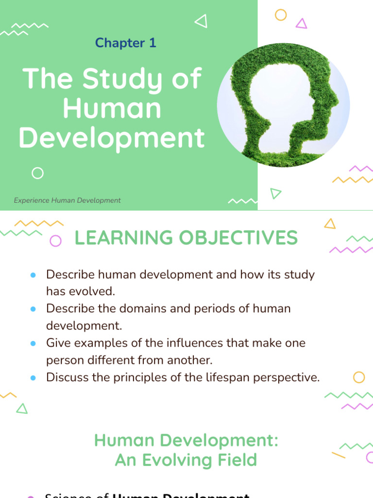 Chapter 1 - The Study of Human Development | PDF | Developmental ...