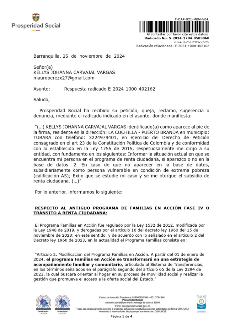 S-2024-1704-0583860-DPS - PeticiÃ N Respuesta Firma MecÃ¡nica-12804647 ...