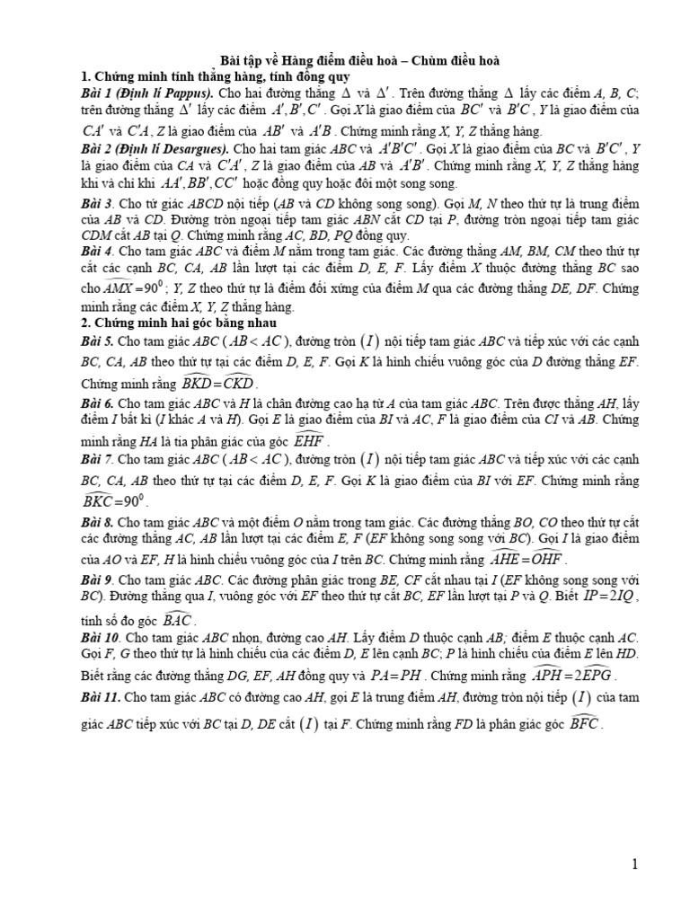 BT Hang Diem Dieu Hoa - Chum Dieu Hoa | PDF