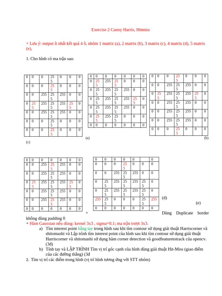 Exercise 2 Canny Harris - CLC | PDF