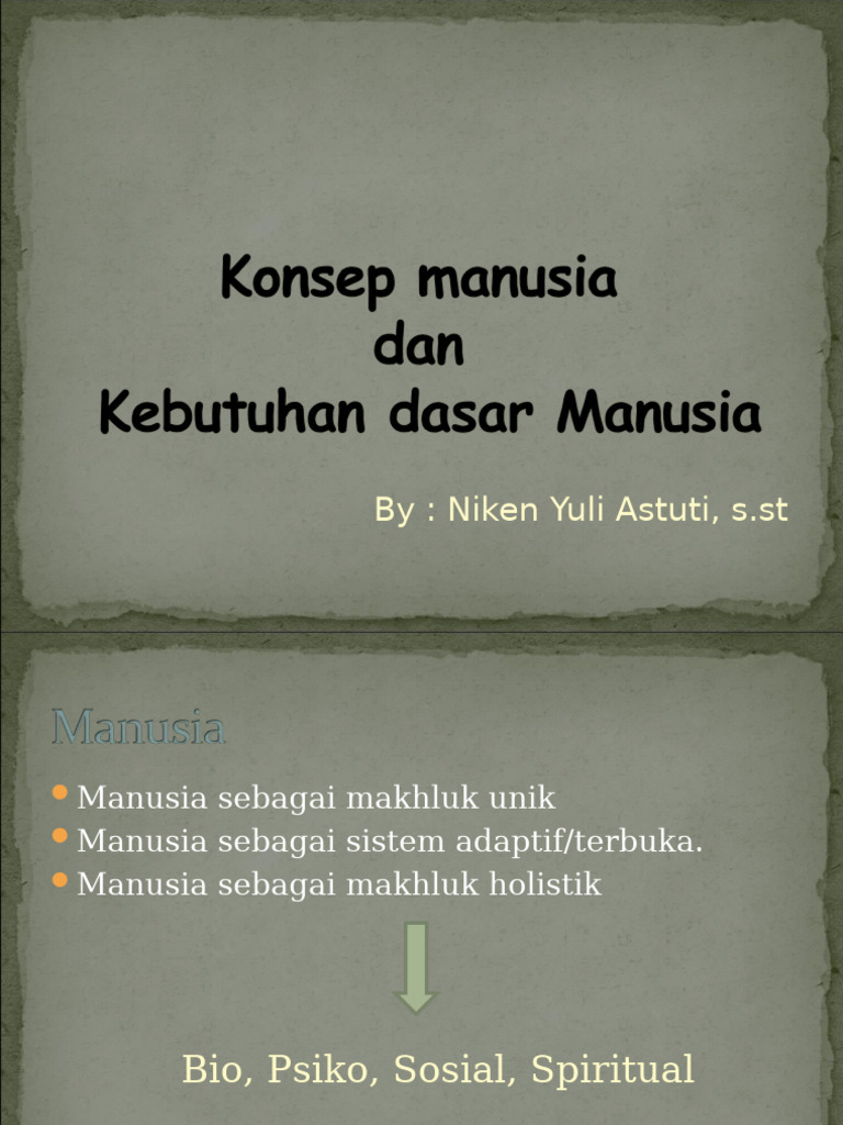 KONSEP MANUSIA & KDM | PDF