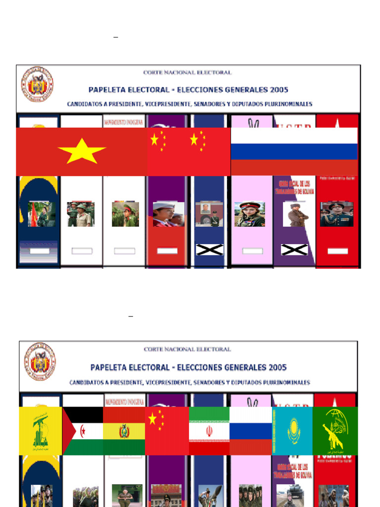 Elecciones 2024 Tres Papeletas | PDF