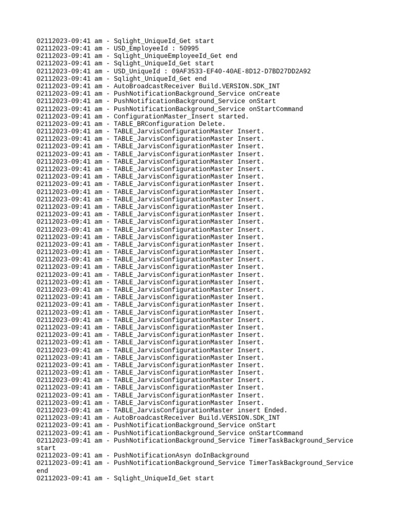 02112023_Jarvis_Log | PDF | Information Retrieval | Data Management