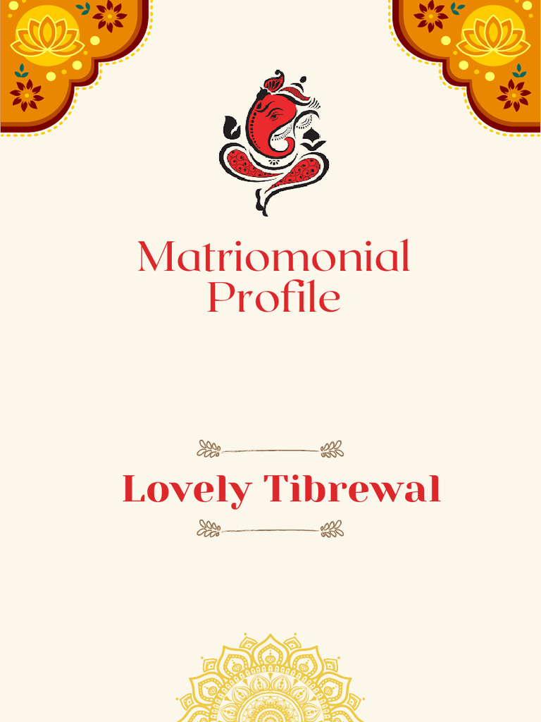 BioData - Lovely Tibrewal | PDF