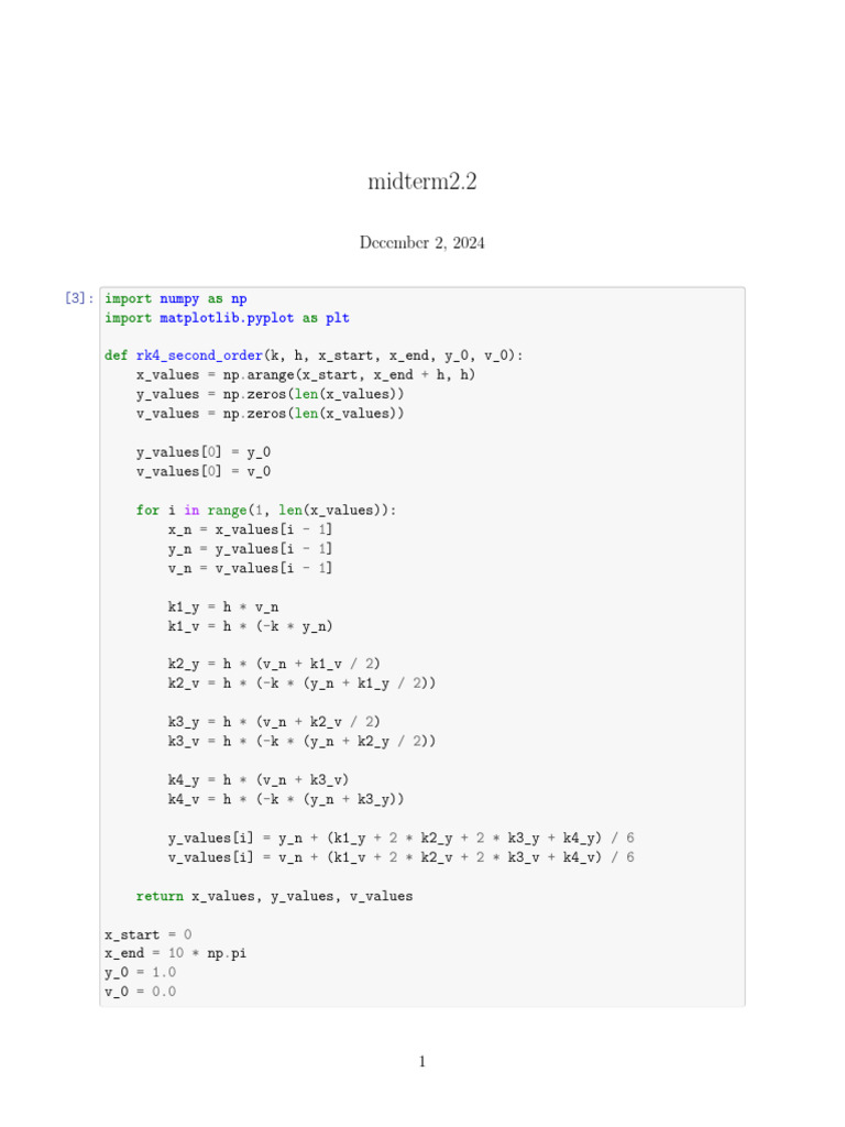 Computational Engineering COE 311K Midterm2.2 | PDF