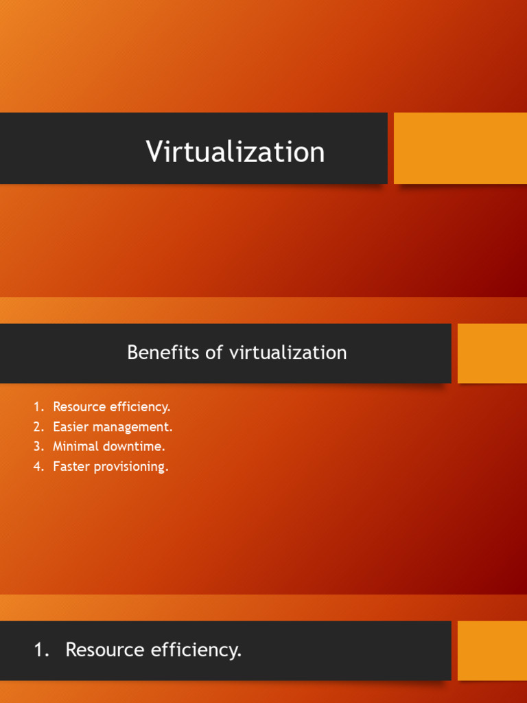 Virtualization for IT Efficiency | PDF