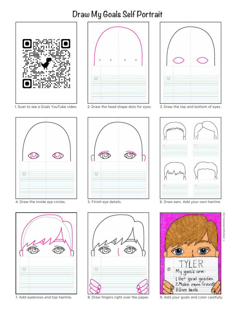 My Goals Self Portrait QR Code | PDF