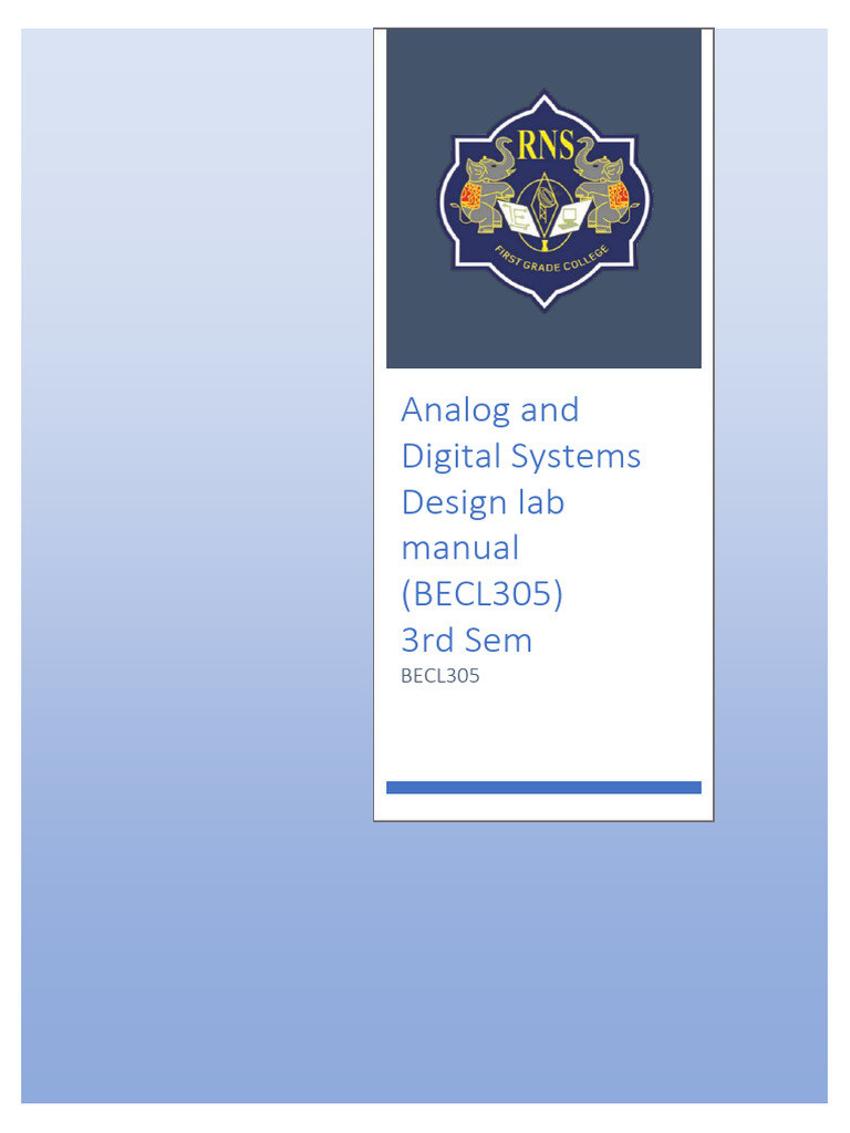 ADSD Lab Manual 28 11 | PDF | Amplifier | Electronic Oscillator