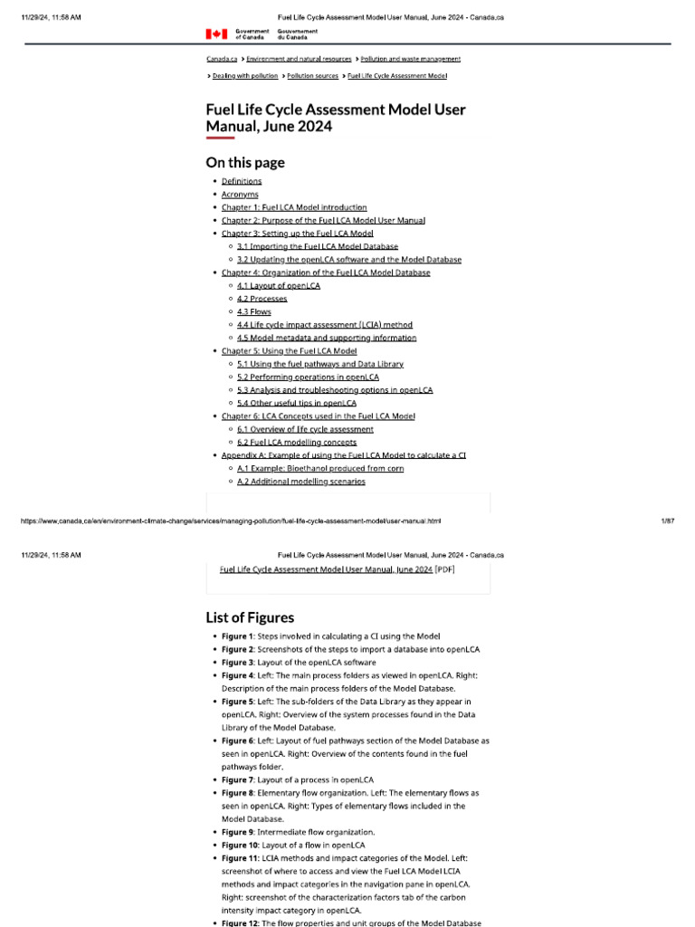 Fuel Life Cycle Assessment Model User Manual, June 2024 | PDF