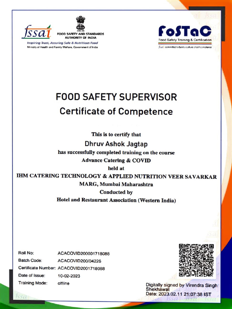 fostac certificate | PDF