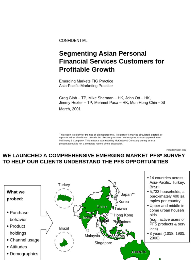 Segmentation of Asian Financial Services | PDF | Banks | Competitive ...