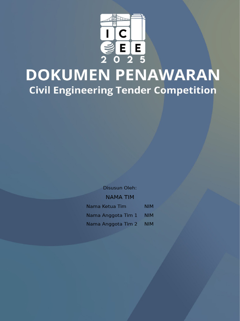 Template Dokumen Penawaran CETC 2025 | PDF