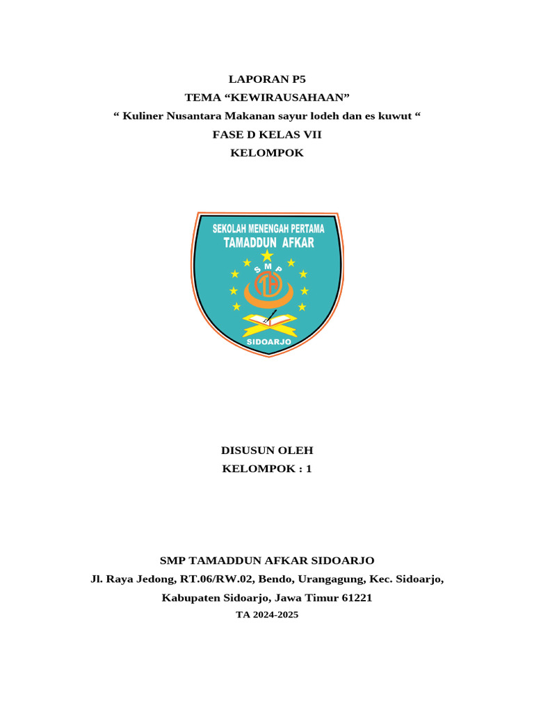 Format P5 Kwu Spetada 2024 | PDF