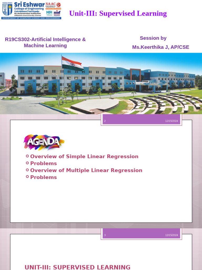 3.3 Regression Problem | PDF | Regression Analysis | Errors And Residuals