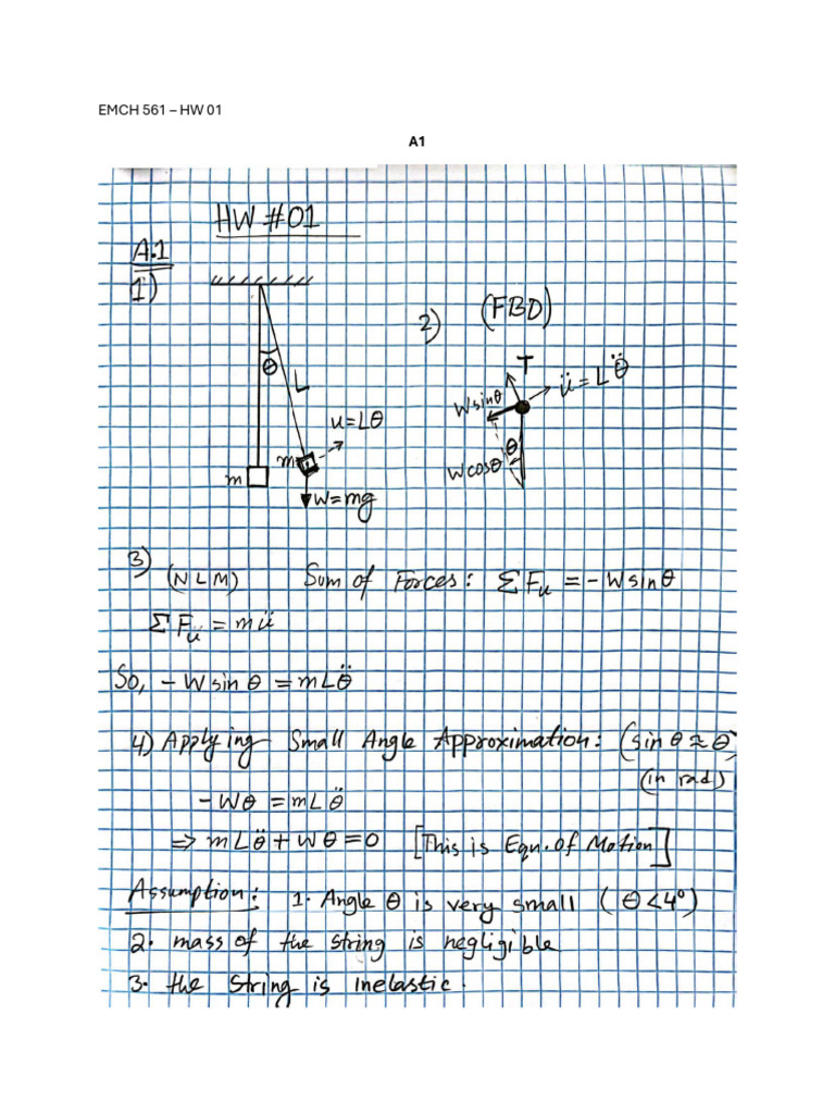 MATLAB Oscillation & Damping Analysis | PDF | Damping | Mechanics